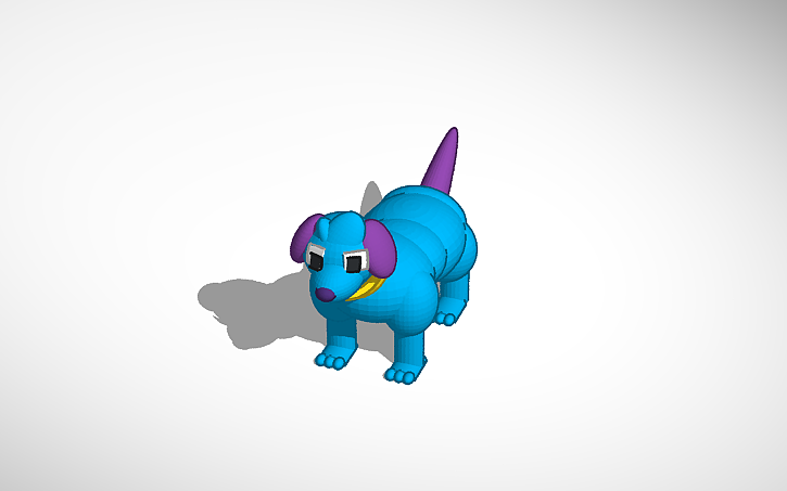3D design Dog - Tinkercad