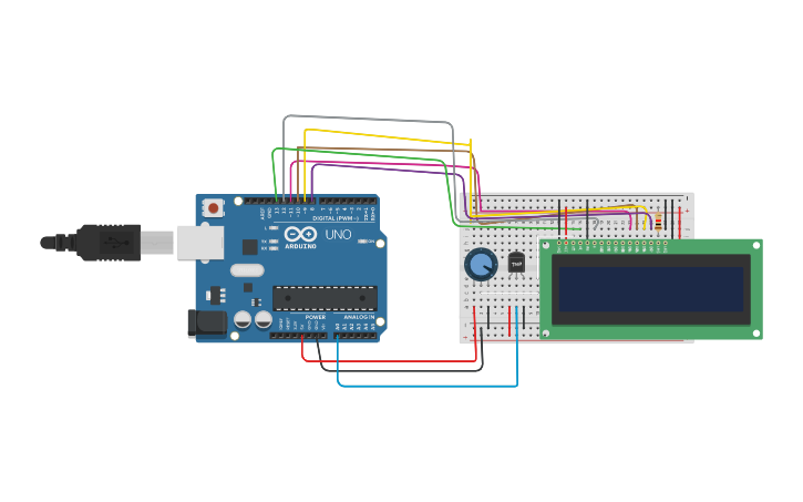 Circuit design IR sensor - Tinkercad