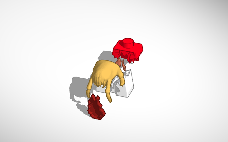 3D design half life 1 lego headcrab zombie DIY - Tinkercad