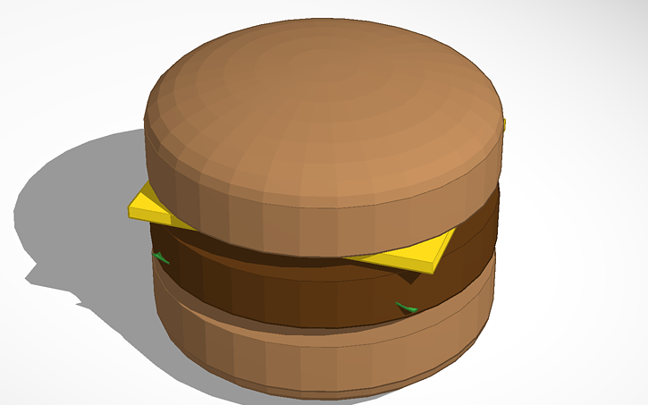 3D design Burger 1 | Tinkercad