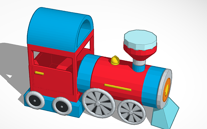3D design Train - Tinkercad