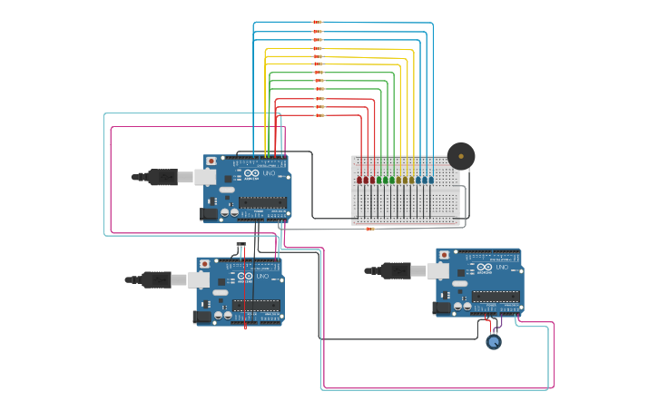 Circuit design Assignment 2 - Christmas Lights | Tinkercad