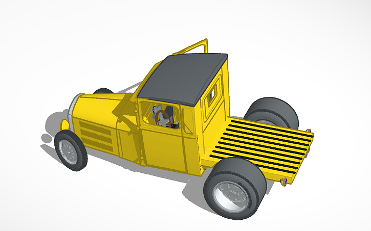 3D design Hot Rod - Tinkercad