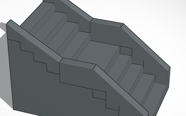 3D design Staircase-NewWorkspace | Tinkercad