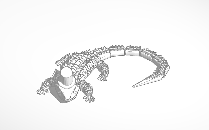 3D design Lagarto Articulado moldeable - Bendable Articulated Lizard ...
