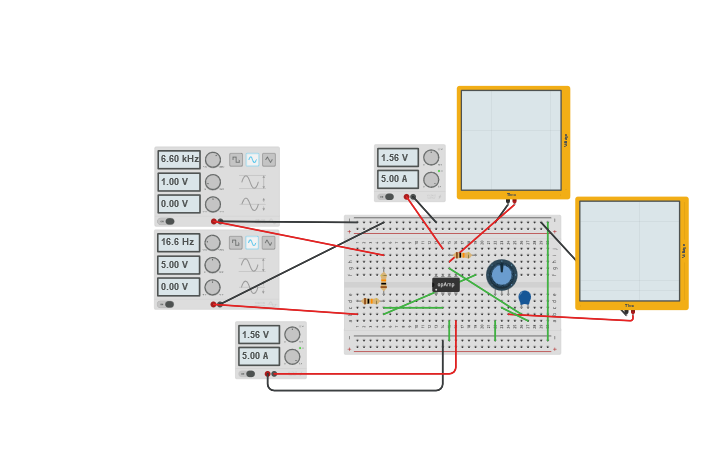 Circuit design 3 High Pass Filter - Tinkercad Circuit design 3 High Pass Filter - Tinkercad