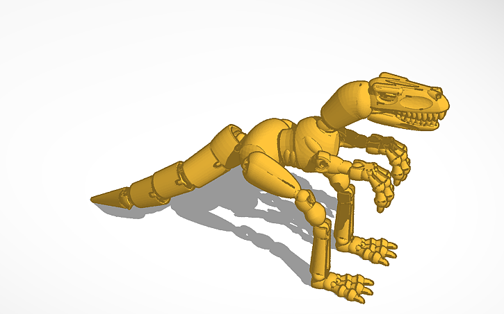 3D design T-REX - Tinkercad