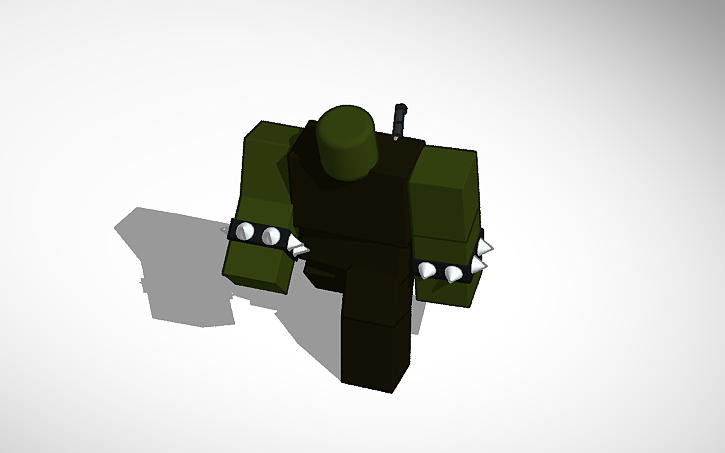 3D design GIANT BOSS of TDS (Tower Defense Simulator) - Tinkercad