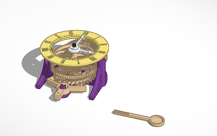 3D design Clock by A26 Remix - Tinkercad