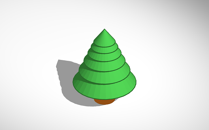 3D design tree - Tinkercad