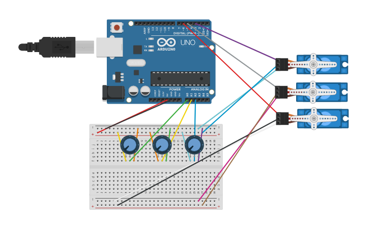 Circuit design 2nd qrtr practical test er | Tinkercad
