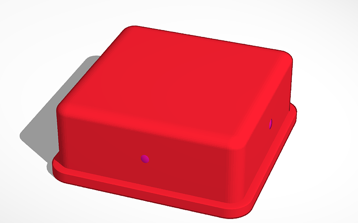 3D design Square End-Cap - Tinkercad