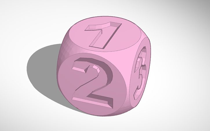 3D design Die From Scratch | Tinkercad