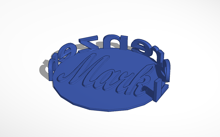 3D design Mark kop | Tinkercad