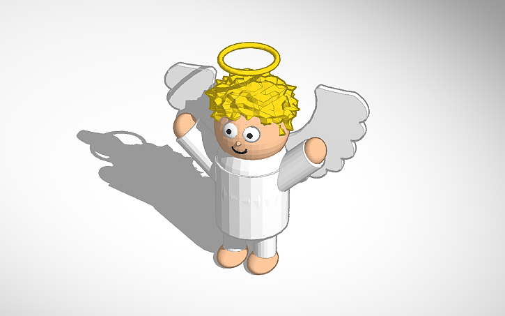 3D design Ángel | Tinkercad