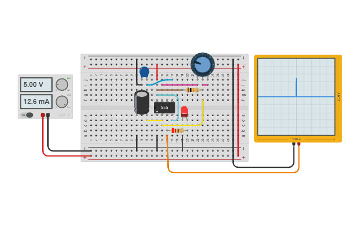 Circuit design Experiment 5:PWM Signal Generator using 555 Timer IC ...