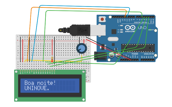 Circuit design LED Programa 1 - Almir de Souza | Tinkercad