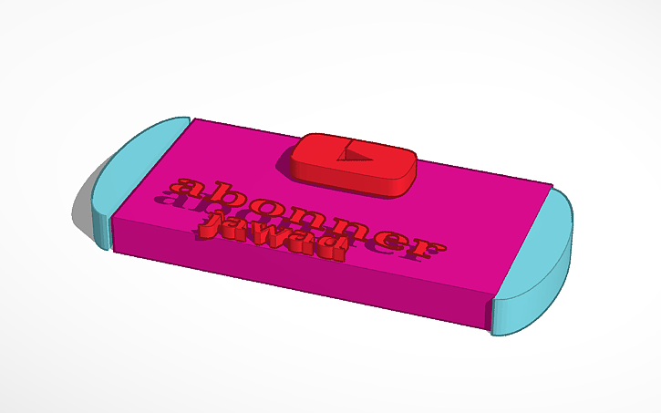 3D design medaille ytb | Tinkercad