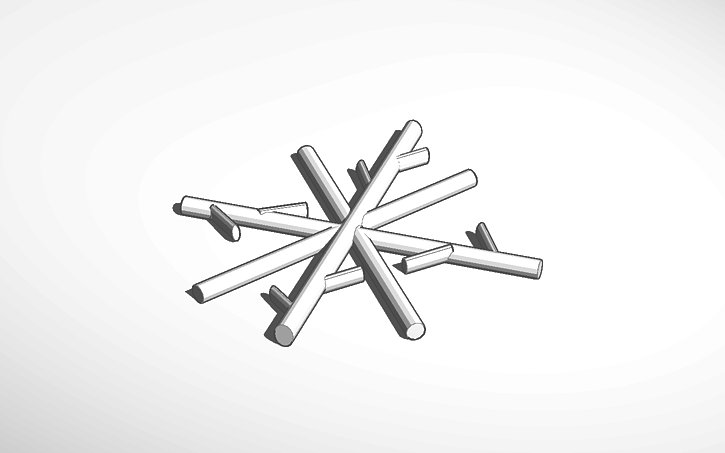 3D design Snowflake | Tinkercad