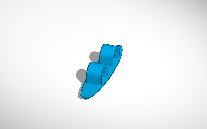3D design Finger surfboard - Tinkercad