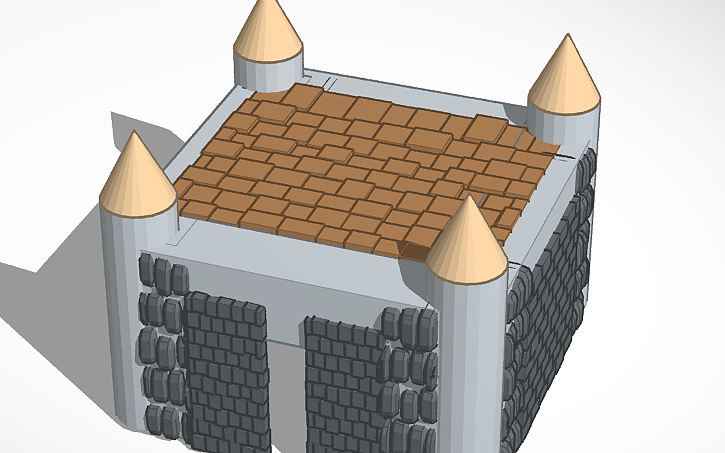 3D design Castle - Tinkercad