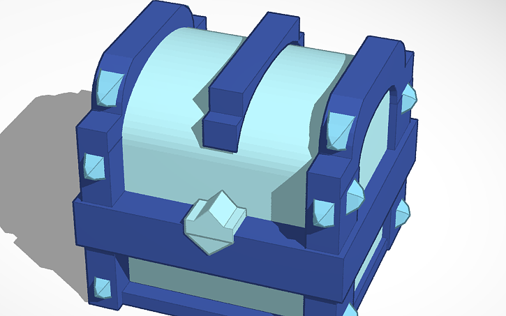 3D design Legendary Chest | Tinkercad