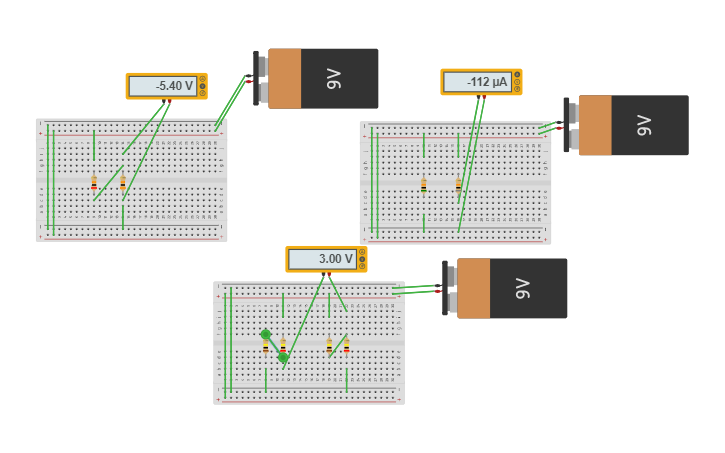Circuit design Puente de Wheatstone. Sheyla | Tinkercad