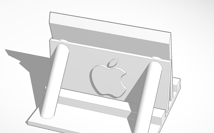 3D design IPad Stand - Tinkercad