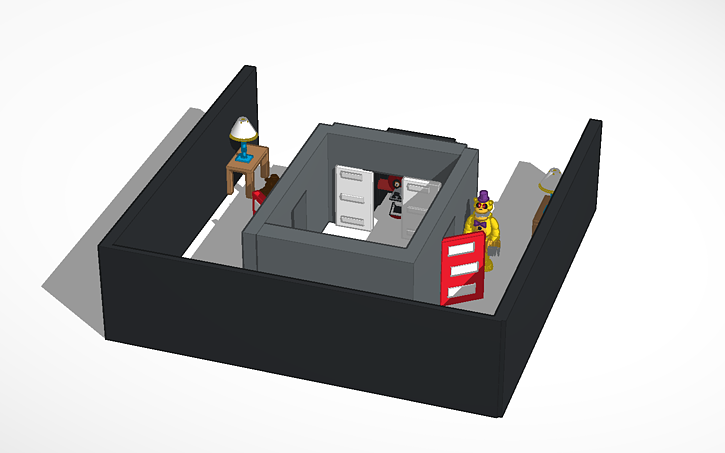3d Design Fnaf 4 Map Tinkercad