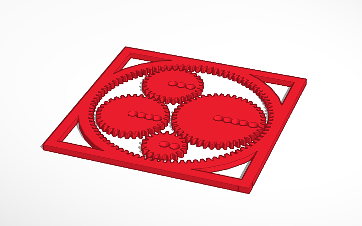 3D design Spirograph - Tinkercad