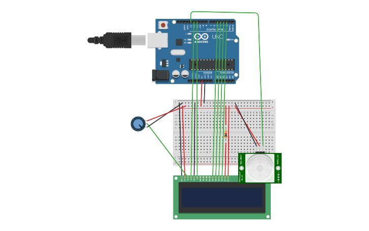 Circuit design Projeto Prova | Tinkercad