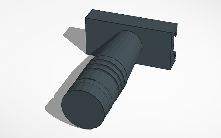 3D design Phantom Forces Vertical Grip (Grip One[1]) - Tinkercad