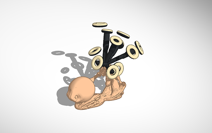 3D design Luffy - Tinkercad