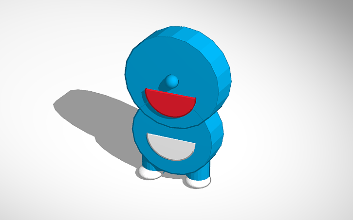 3D design doraemon - Tinkercad