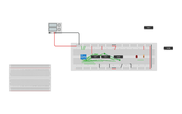 Circuit design PRACTICA 2 PARCIAL | Tinkercad