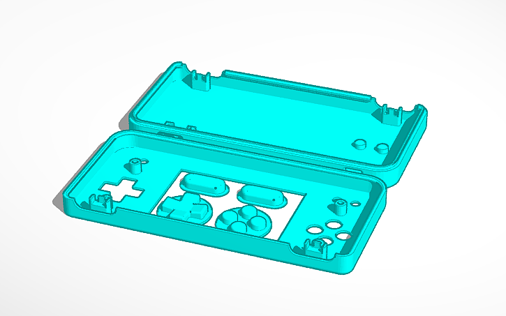 3D design AKYPAD ZER0 - Tinkercad