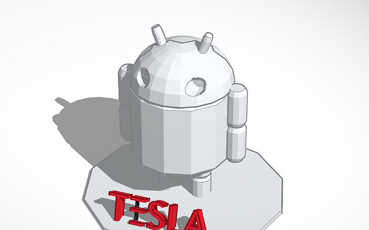 3D design Tesla android - Tinkercad