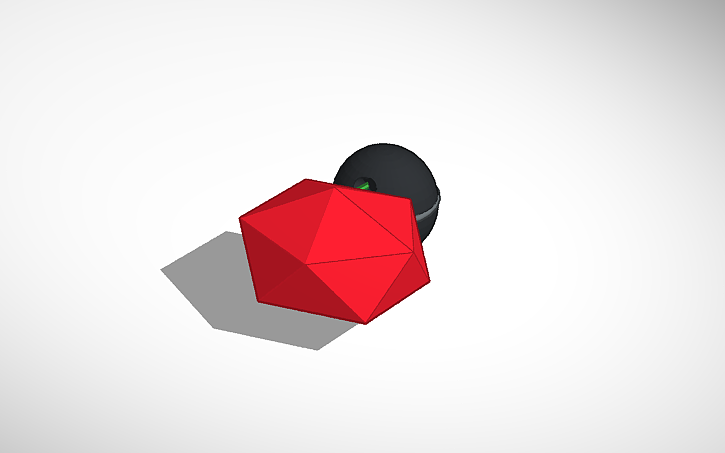 3D design death star blowing planet up | Tinkercad