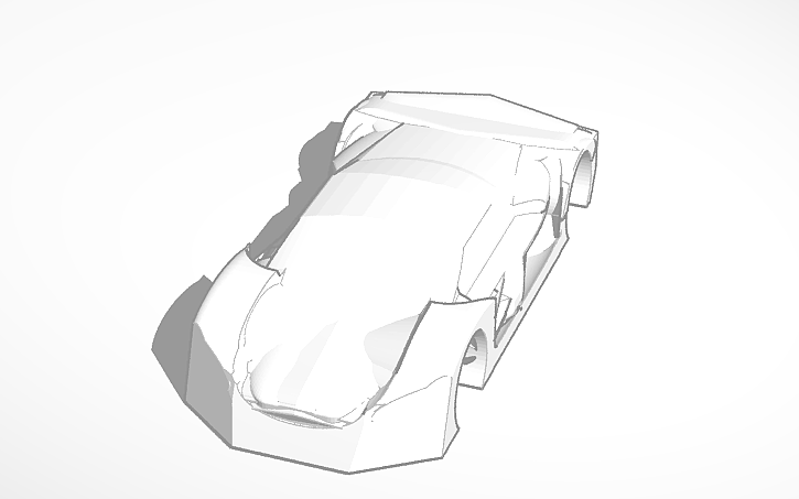 3D design Factory Supercar Body - Tinkercad