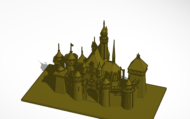 3D design Walt Disney World/Land Castle - Tinkercad