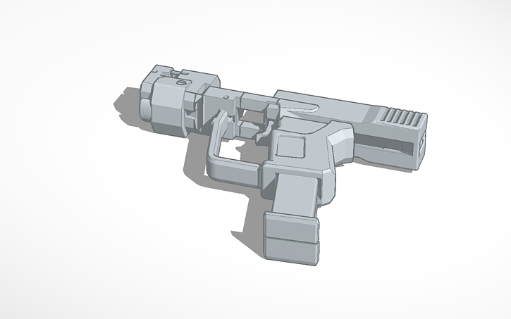 3D design Pistol - Tinkercad