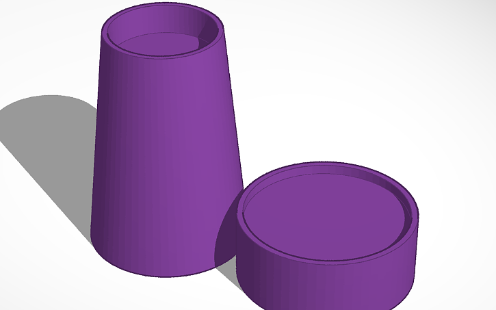 3D design Bed risers - Tinkercad