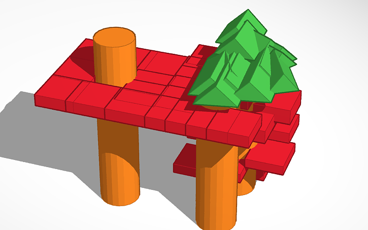 3D design Davids tree house | Tinkercad