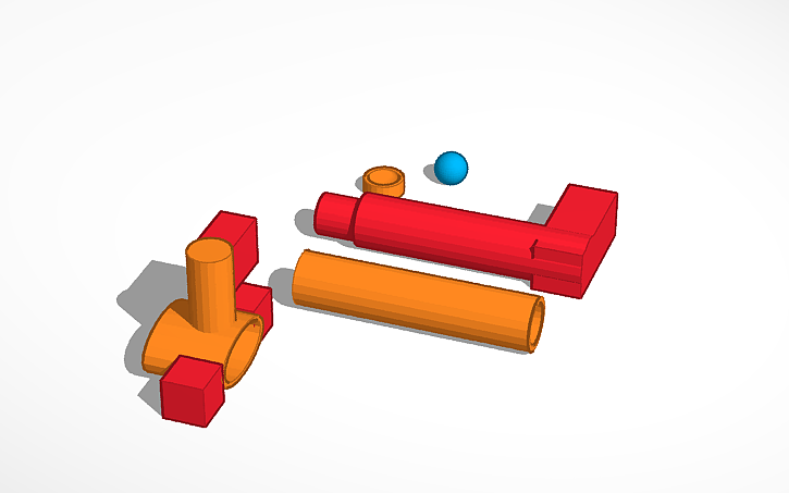 3D design little kids golf set | Tinkercad