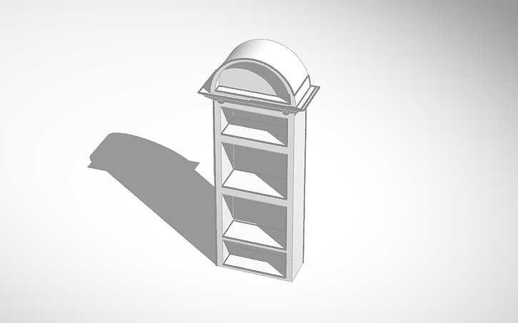 3D design Fancy Bookshelf | Tinkercad