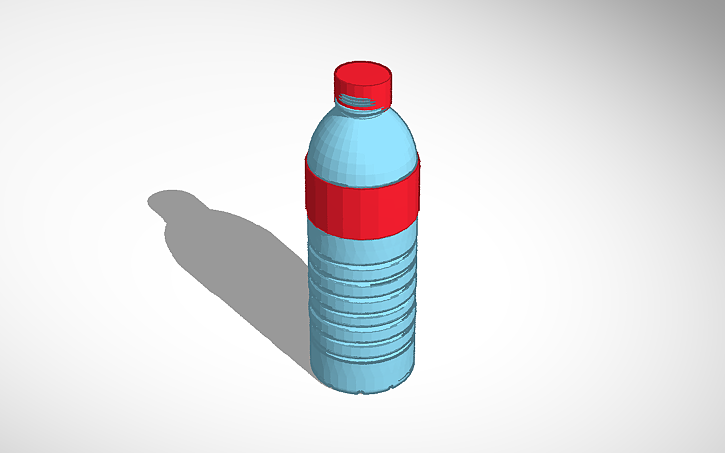 3D design Coca Cola bottle - Tinkercad