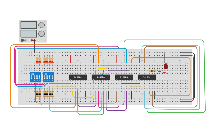 Circuit design Circuito 1 Multiplexor | Tinkercad