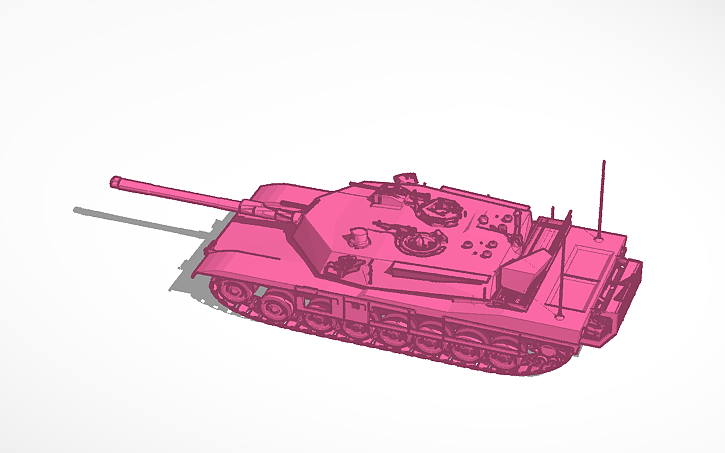 3D design Tank Abrams 3D model - Tinkercad