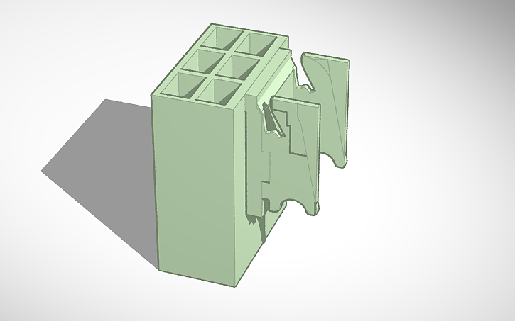 3D design WC - Tweezer holder - Tinkercad