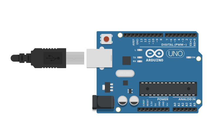 Circuit design Simple Stepper Motor control - Tinkercad